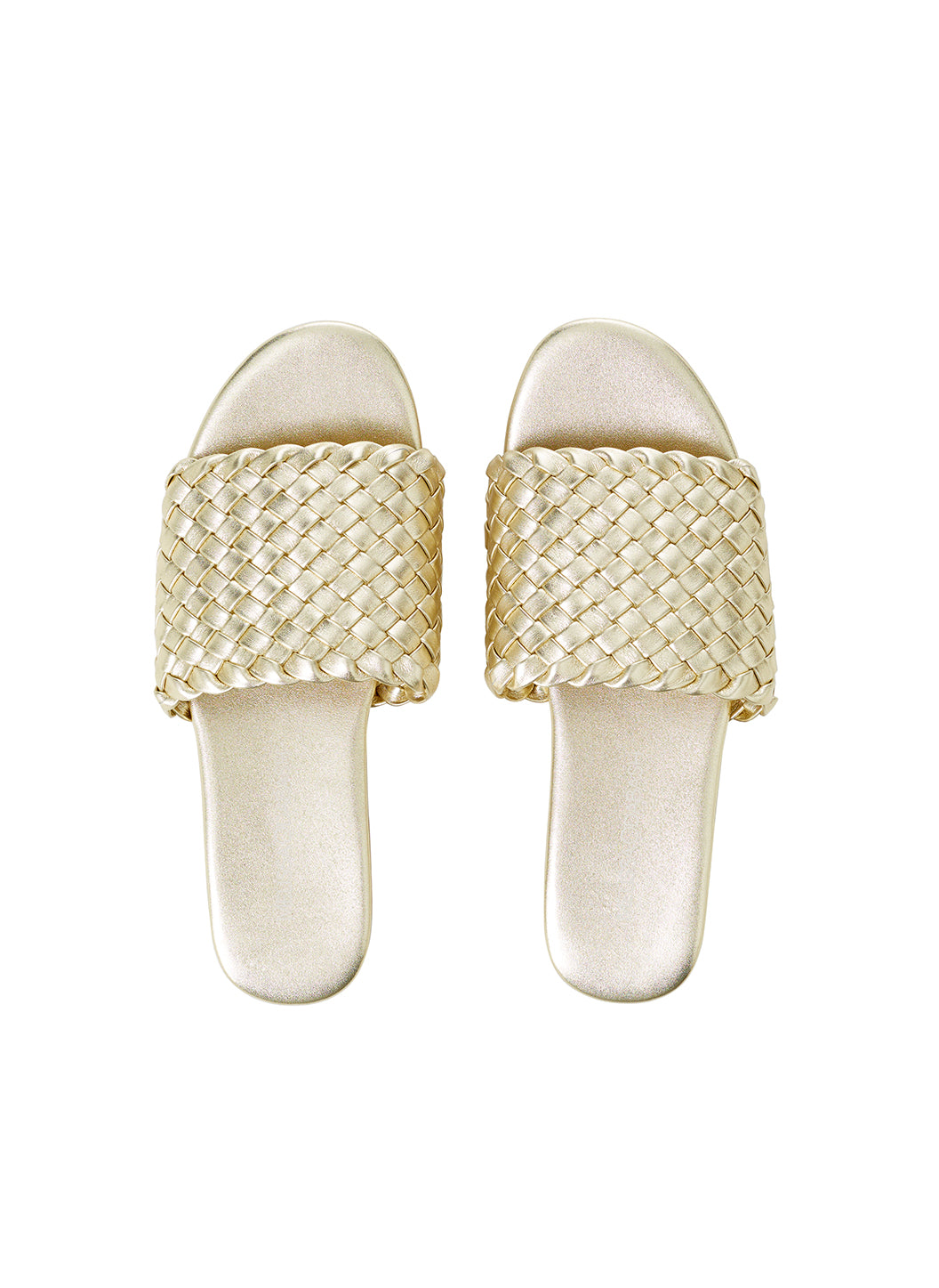 Woven Gold Sliders | Official EU Site
