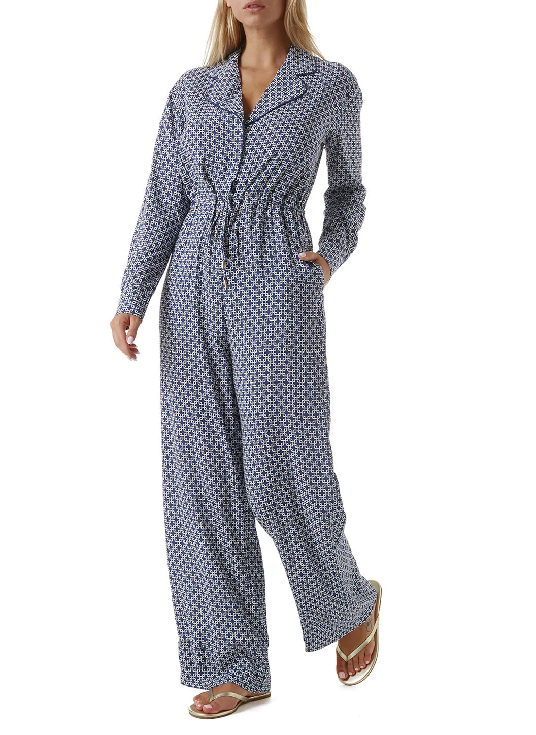 Lynn Navy Links Jumpsuit | Official EU Site