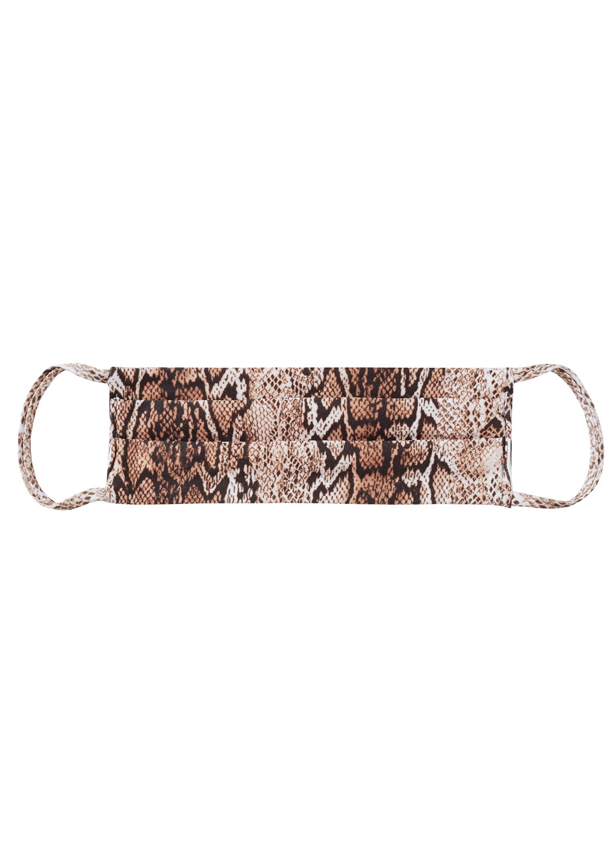Women's Reusable Face Mask in Snake Print