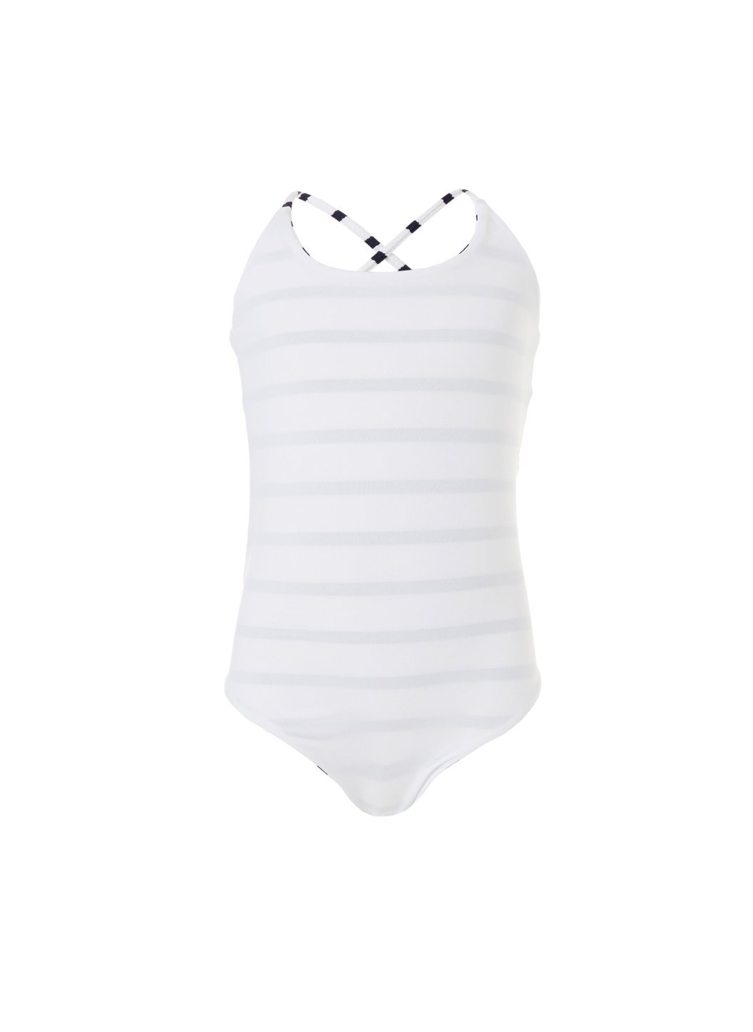 Baby Vicky Marine White Cross Back Onepiece Swimsuit | Official EU Site